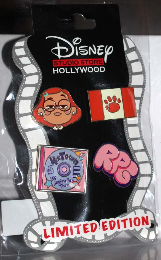 Disney Studio Store Hollywood DSSH Turning Red Set of 4 Pins Limited ...