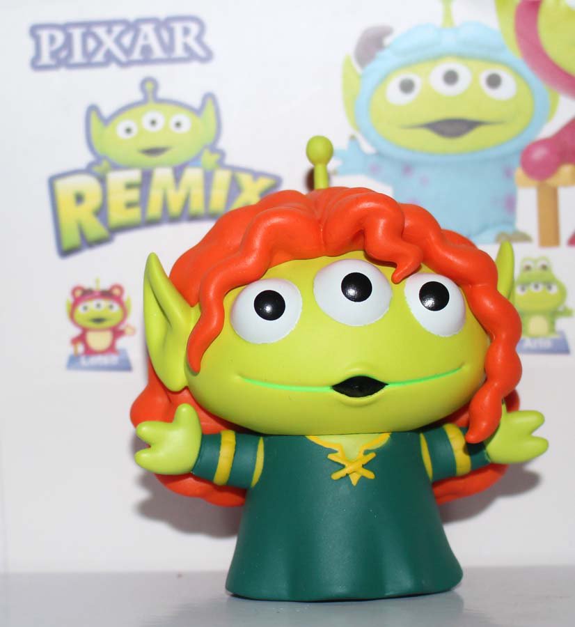 Miniso Disney Pixar Remix Little Green Man as Merida 3" Firgure wih ...