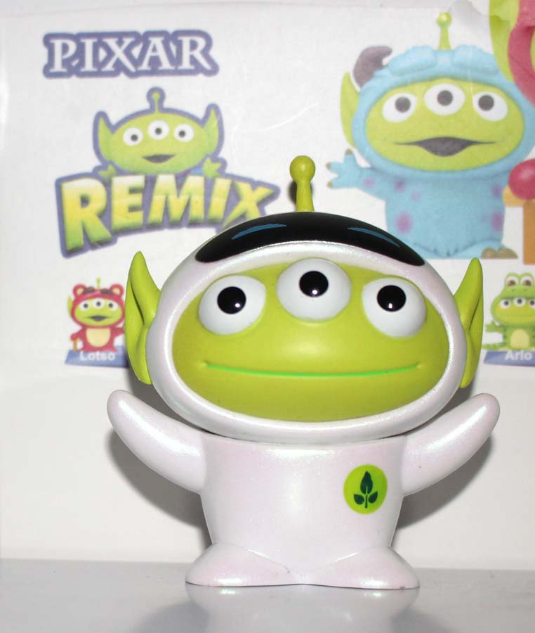 Miniso Disney Pixar Remix Little Green Man as Eve 3" Firgure wih ...