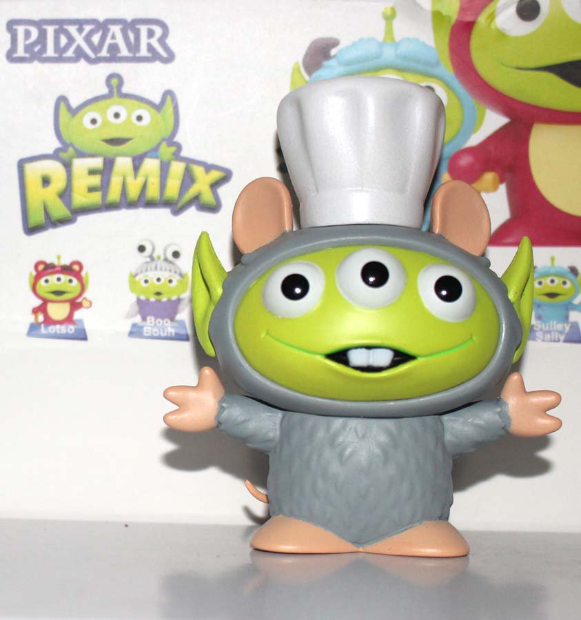 Miniso Disney Pixar Remix Little Green Man as Remy 3" Firgure wih ...