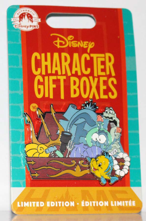 Disneyland Resort Character Gift Boxes 2-Pin Set Little Mermaid Limited ...