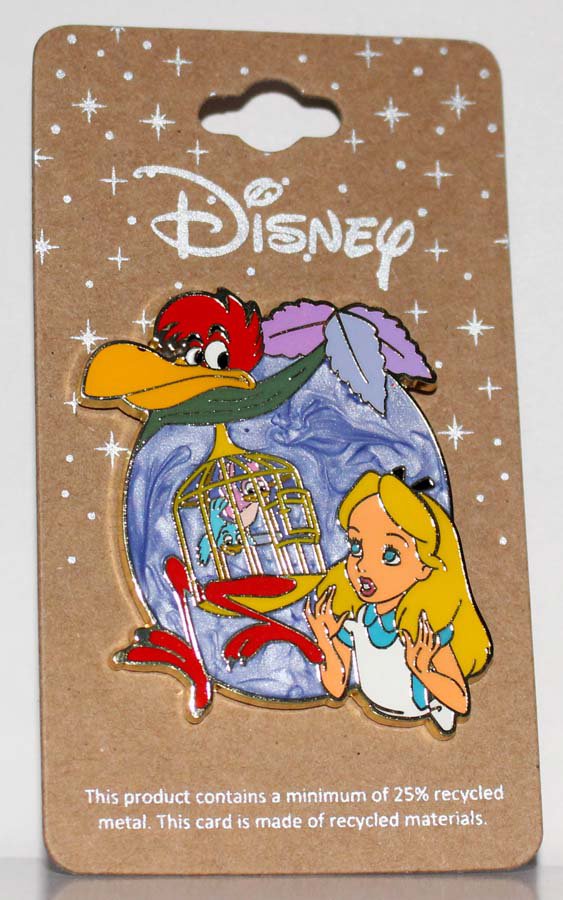 Disney Alice in Wonderland with the Cage Bird Pin