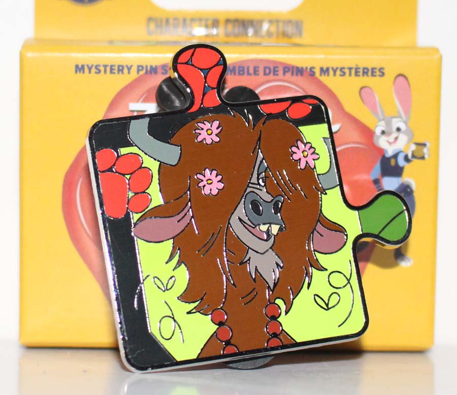 Disney Zootopia Character Connection Puzzle Piece Mystery Pin Yax ...