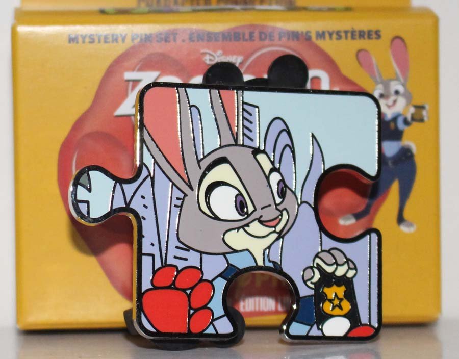 Disney Zootopia Character Connection Puzzle Piece Mystery Pin Judy ...