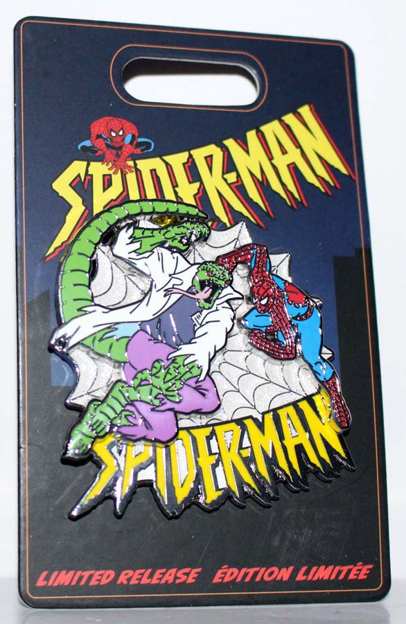 Disney Marvel Spider-Man Animated Universe Pin with Lizard Limited Release