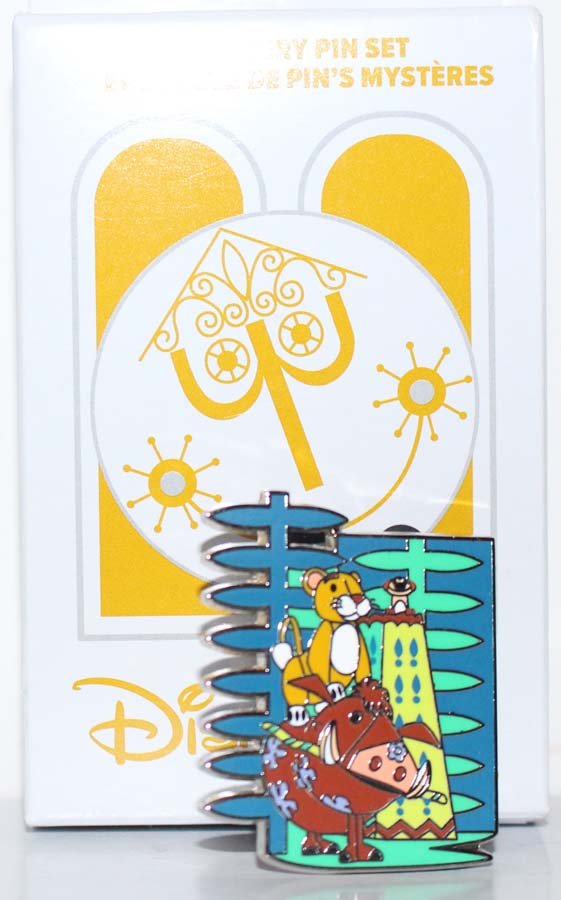 Disney It's a Small World 2023 Mystery Pin Set Lion King's Simba Timon ...