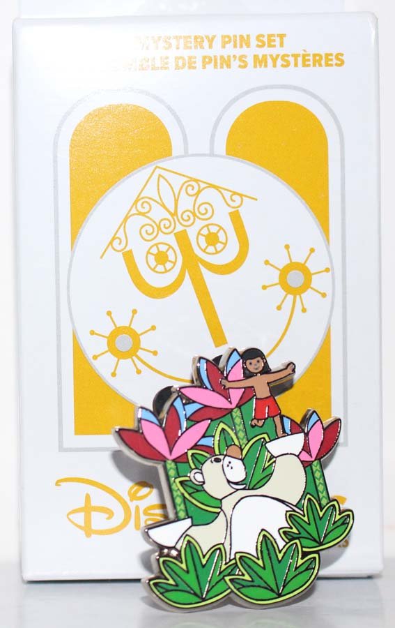 Disney It's a Small World 2023 Mystery Pin Set Jungle Book's Mowgli and ...