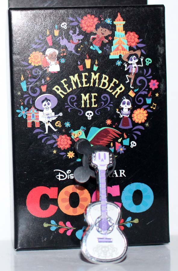 Disney Pixar Coco Remember Me Mystery Pin Collection Cutie Hector's Guitar