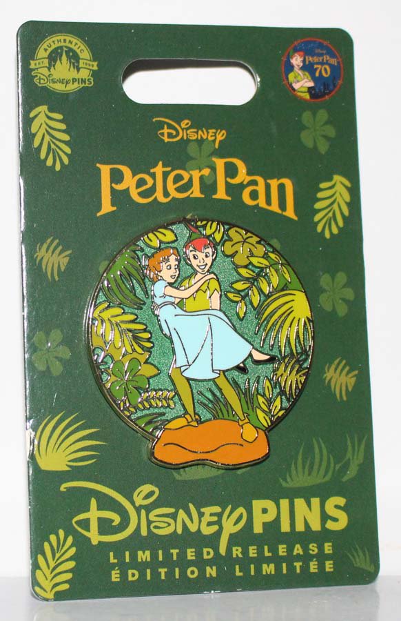 Disney Peter Pan 70th Anniversary Pin Peter and Wendy Limited Release