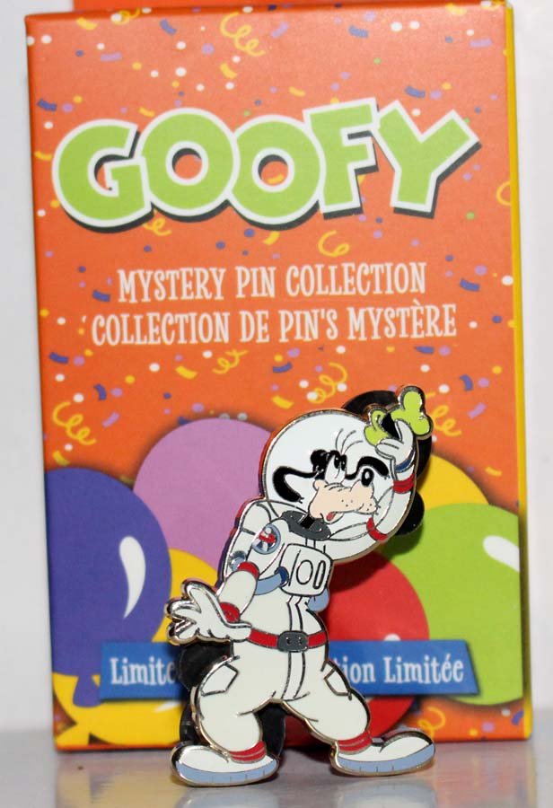 Disney Goofy 90th Anniversary Mystery Pin Collection Astronaut Limited ...