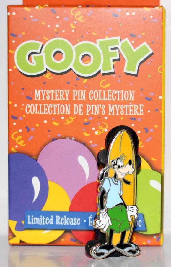 Disney Goofy 90th Anniversary Mystery Pin Collection Surfer Limited Release