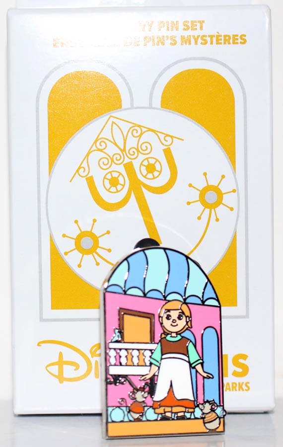 Disney It's a Small World 2023 Mystery Pin Set Cinderella Gus Jaq