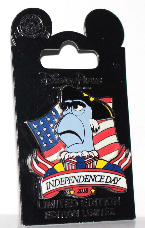 Disney Independence Day 2018 Pin Muppets' Sam the Eagle Limited Edition ...