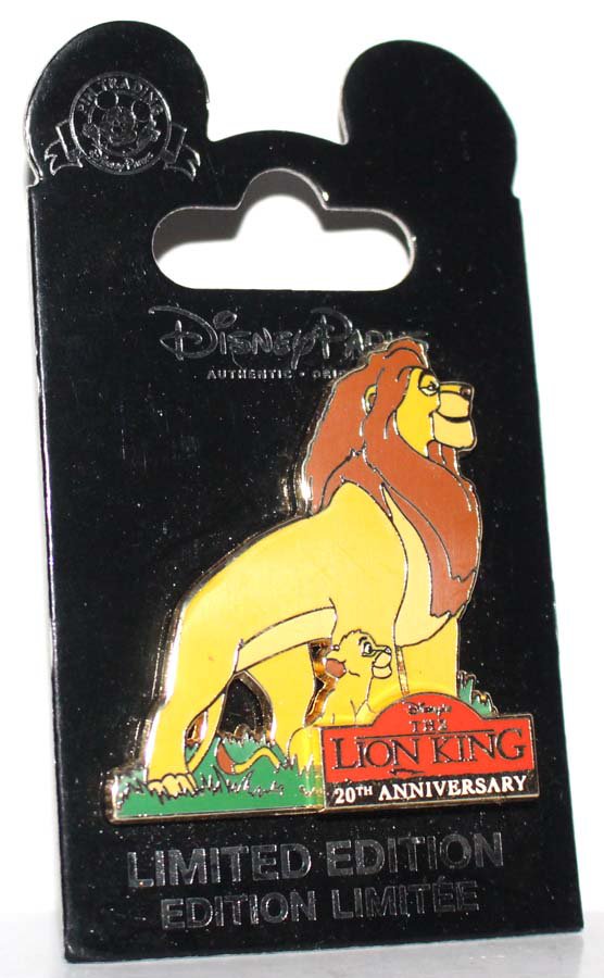 Disney The Lion King 20th Anniversary Pin Limited Edition 2000