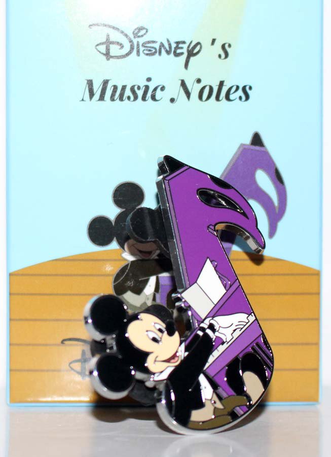 Disney Parks Music Notes Mystery Pin Set Mickey Mouse