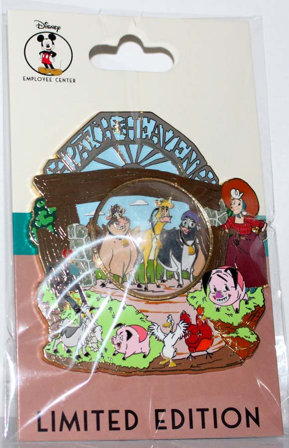 Disney Employee Center Home on the Range Snow Globe Pin Limited Edition 250