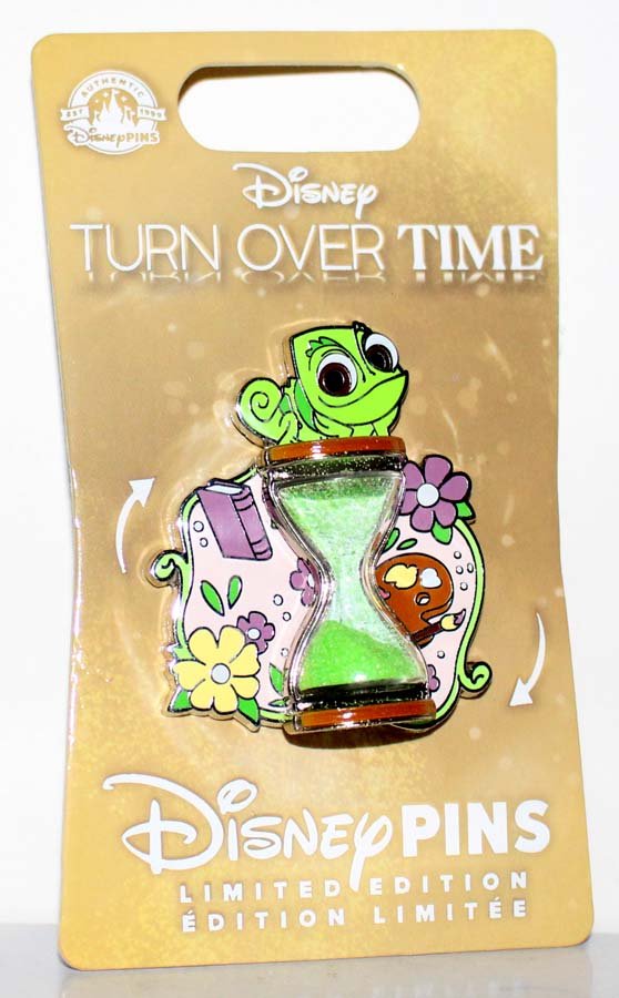 Disneyland Resort Turn Over Time Pin Tangled's Pascal Limited Edition 2500