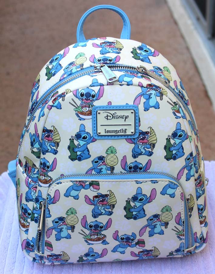 Loungefly Disney Stitch Hawaii Food Mini Backpack NWT