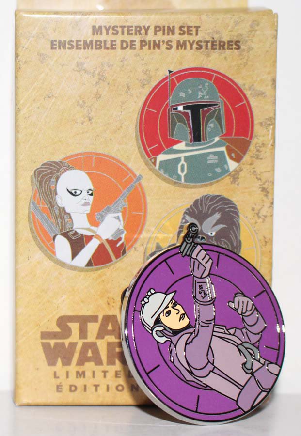 Disney Star Wars Bounty Hunters Mystery Pin Set Zam Wesell Limited Release