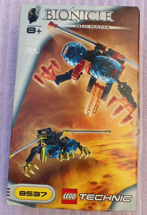 Lego Technic Bionicle Nui-Rama #8537 Factory Sealed Dented Box