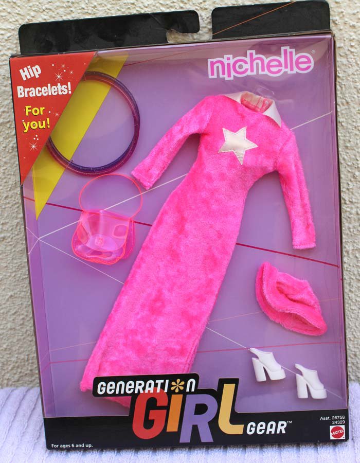 Mattel Barbie Generation Girl Gear Pink Dress Outfit for Nichelle with ...