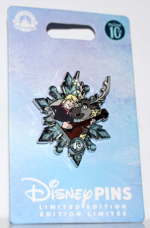 Disney Frozen 10th Anniversary Pin Kristoff and Sven Limited Edition 3000