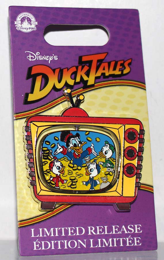 Disney DuckTales 35th Anniversary TV Spinner Pin Limited Release