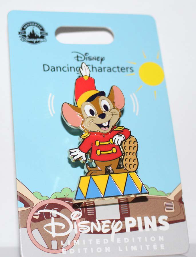 Disney Dancing Characters Pin Dumbo's Timothy Q. Mouse Limited Edition 4000