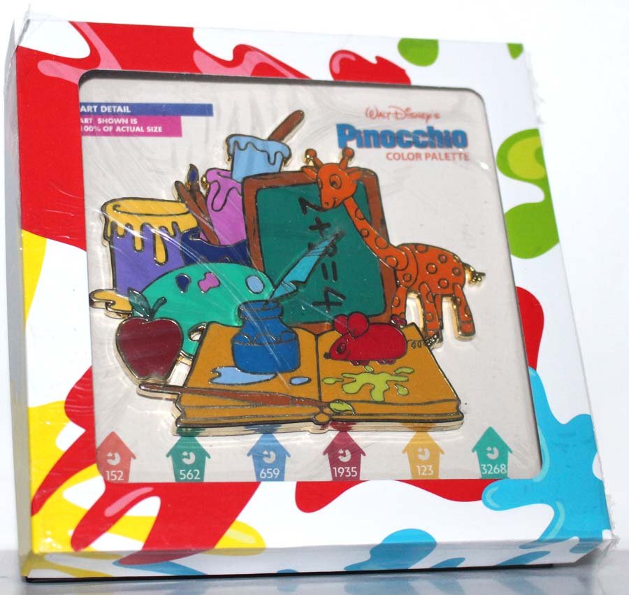 WDI Mickey's of Glendale Color Palette Boxed Pin Pinocchio Limited ...