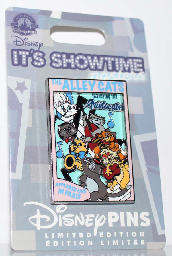Disney It's Showtime Posters Pin Aristocats' Alley Cats Limited Edition ...