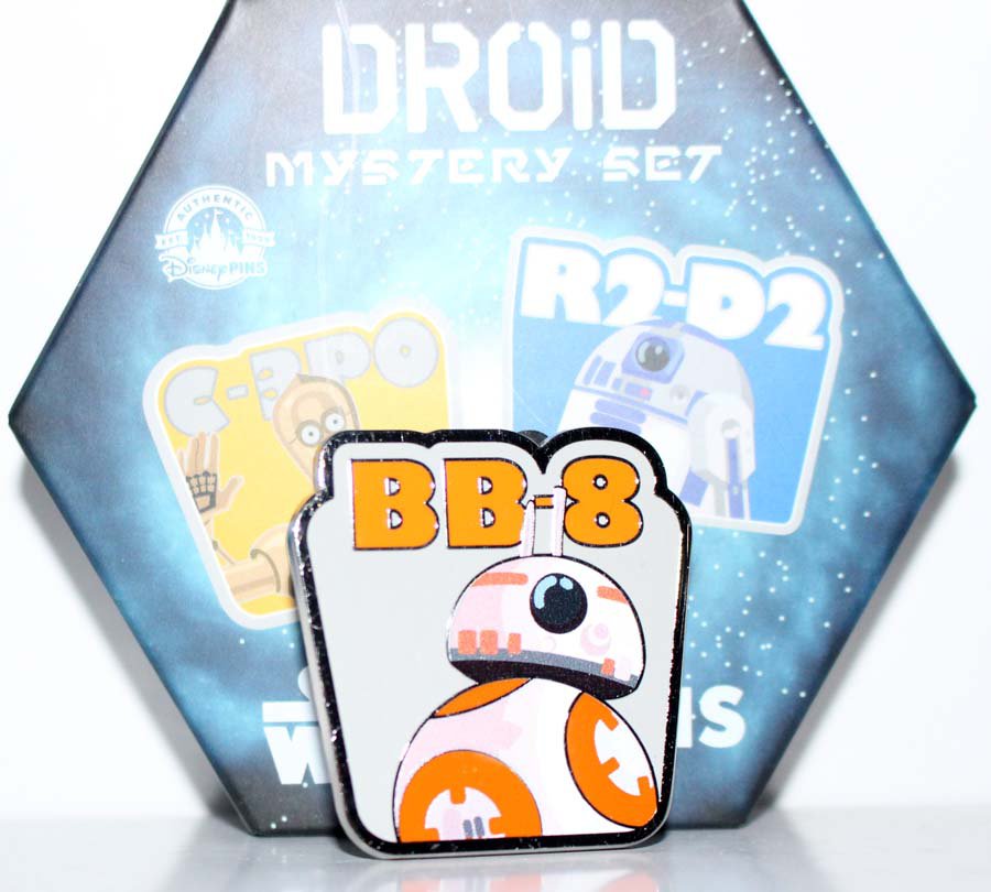 Disney Star Wars Galaxy's Edge 2024 Droid Mystery Pin Set BB-8