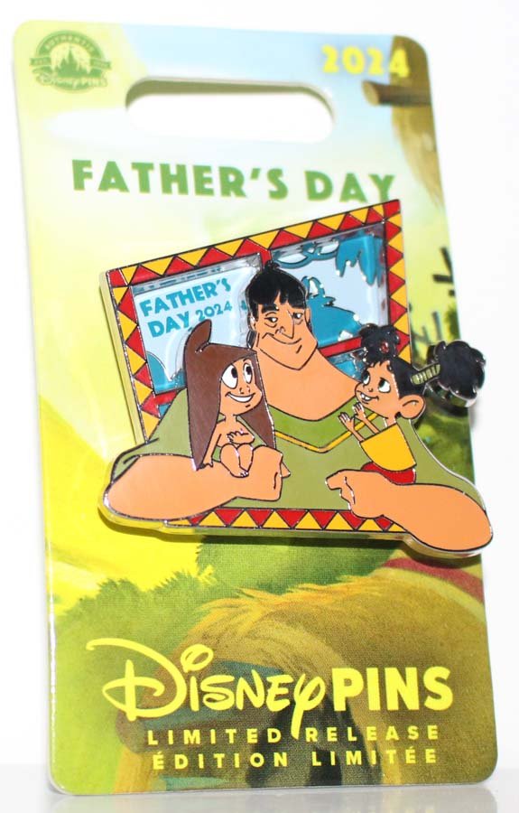 Disney Father's Day 2024 Pin Emperor's New Groove Pacha and Children ...