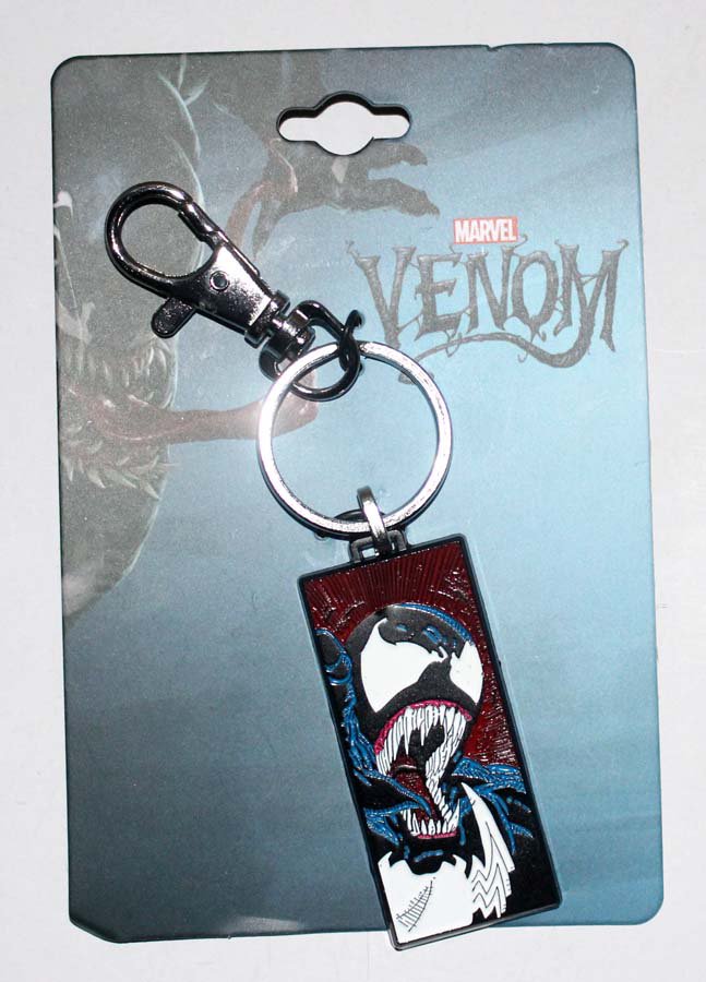 Disney Marvel Venom Comic Art Keychain New on Card