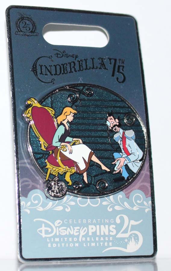 Disney Cinderella 75th Anniverssary Pin Trying On Slipper Limited Release