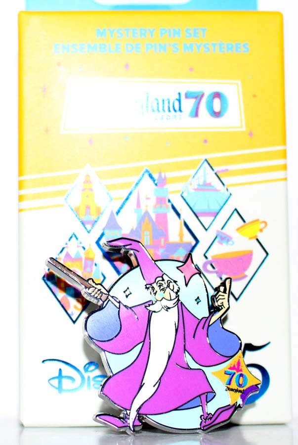Disneyland Resort 70th Anniversary Mystery Pin Collection Merlin