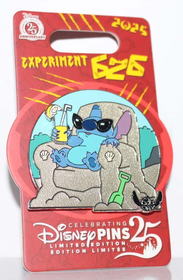 Disney Experiment 626 Stitch Day 2025 Pin Stich in Sand Chair with ...