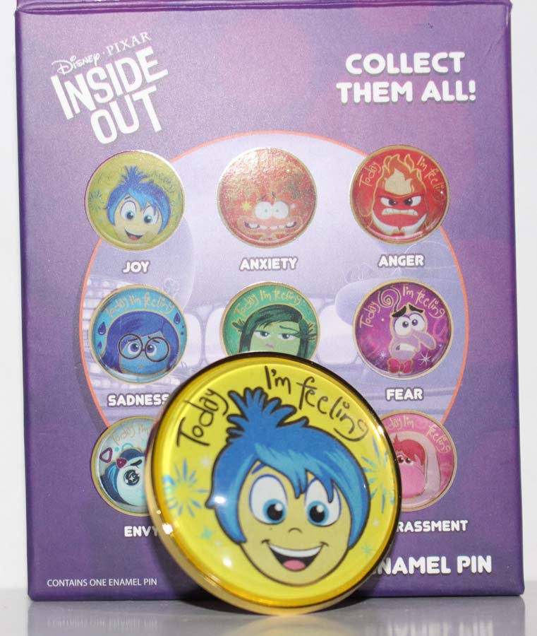 Disney Pixar Inside Out 2 Emotions Memory Orb Blind Box Pin Joy