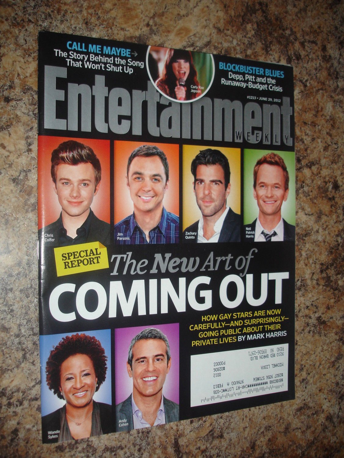 Entertainment Weekly Magazine #1213 June 2012 Coming Out