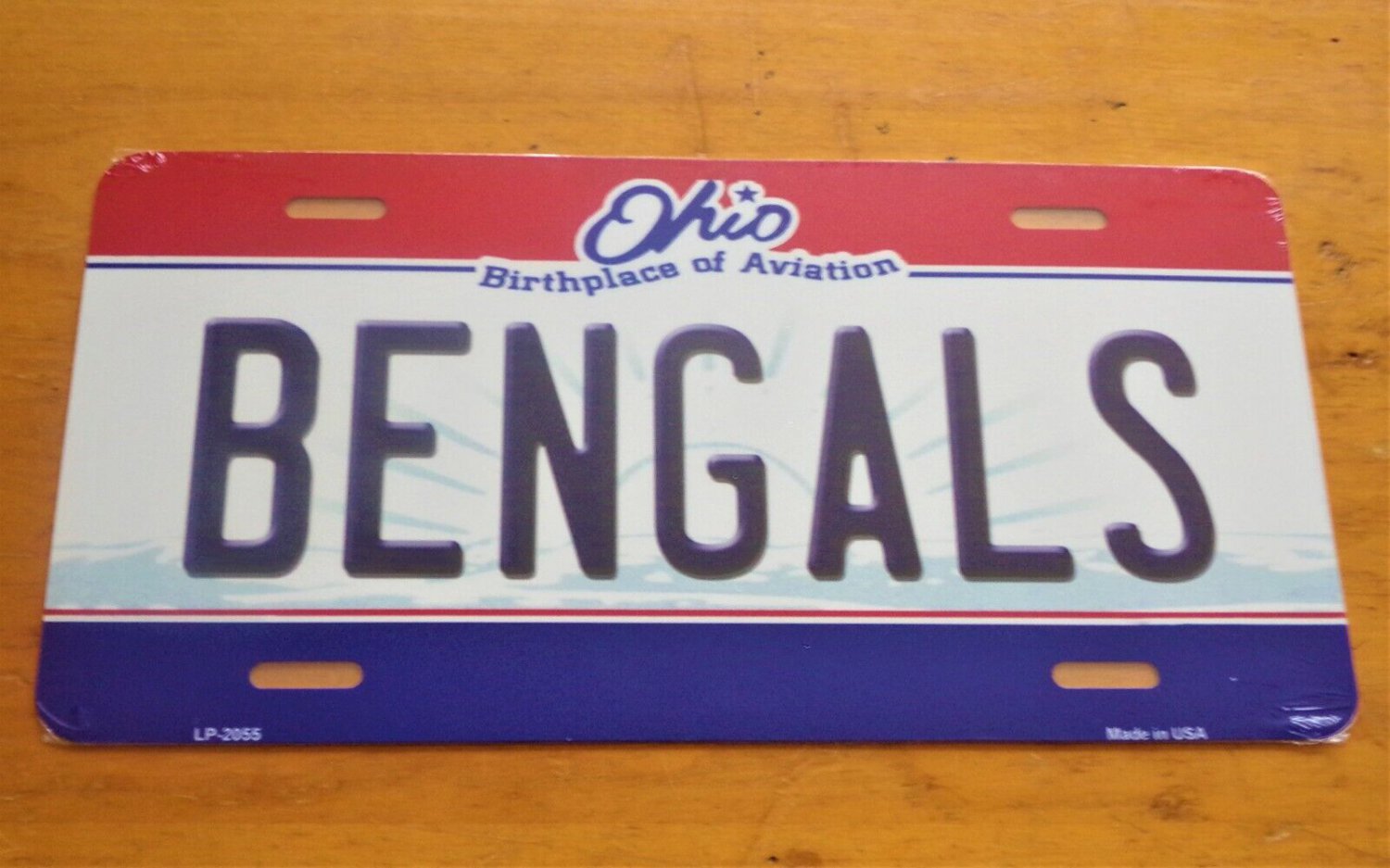 NFL Cincinnati Bengals License Plate State Background Metal Super Bowl ...