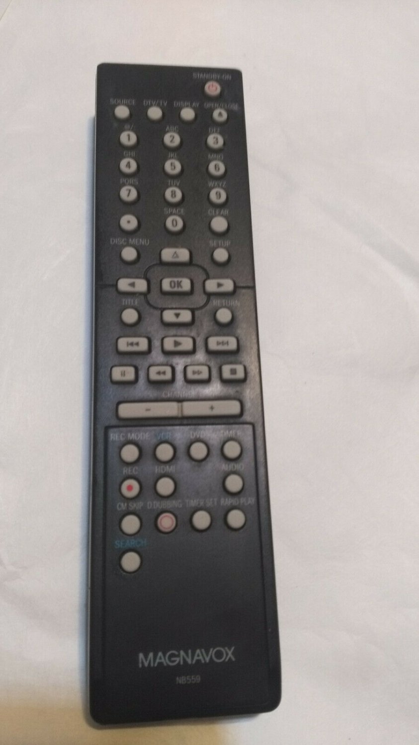 Original Magnavox NB559 Remote Control