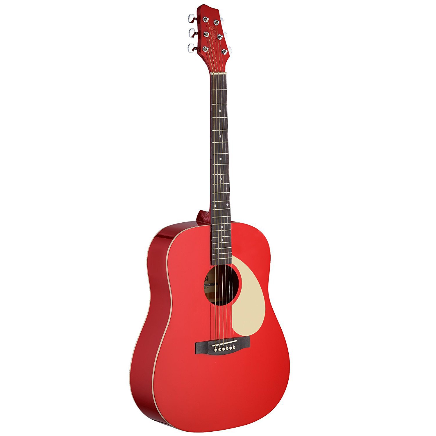 Stagg SA30D-RA Dreadnought Acoustic Guitar - Red (BRAND NEW)