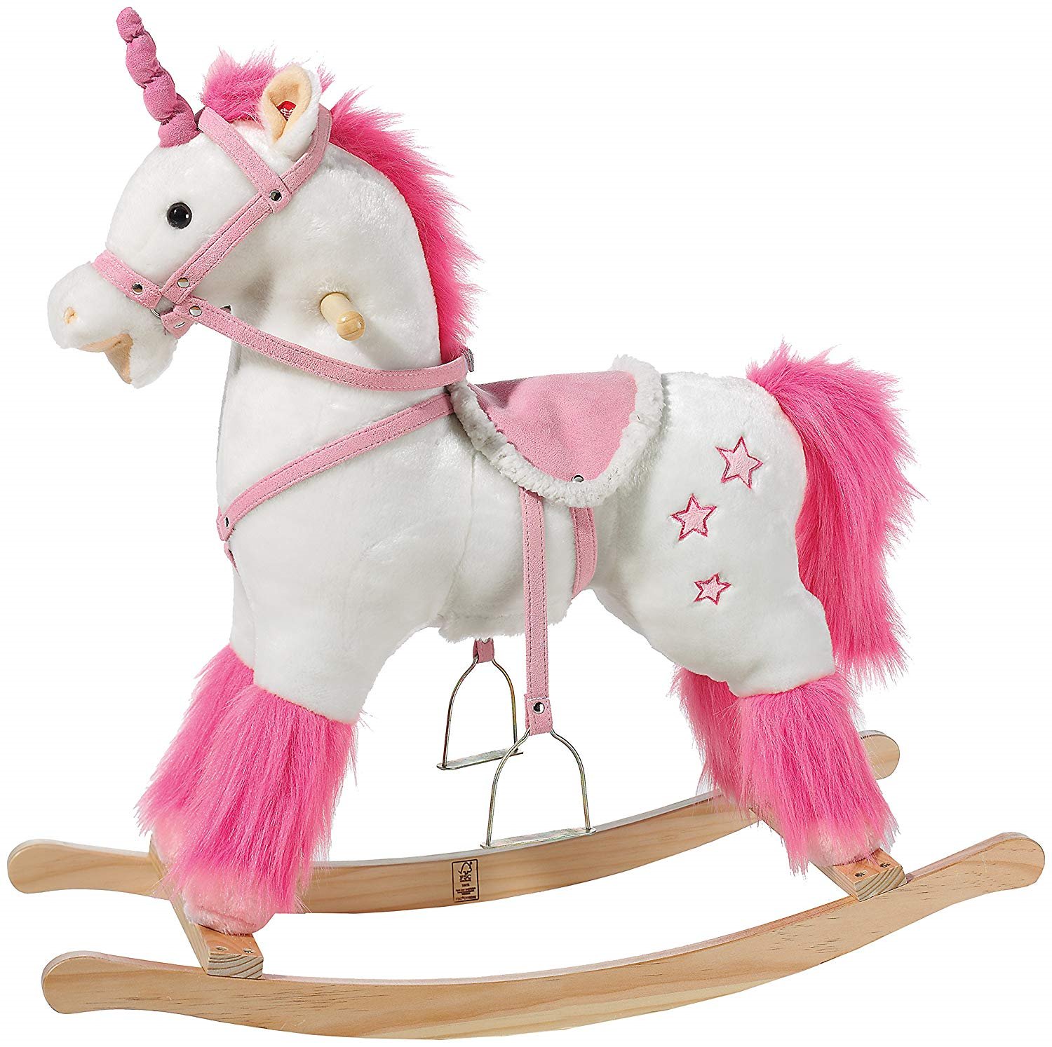 Kids Rocking Horse Heunec 727472 Unicorn Children Plush Toy Rocker (Ex ...