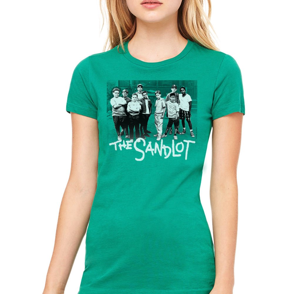 Sandlot Team Women's Kelly Green T-shirt NEW Sizes S-2XL