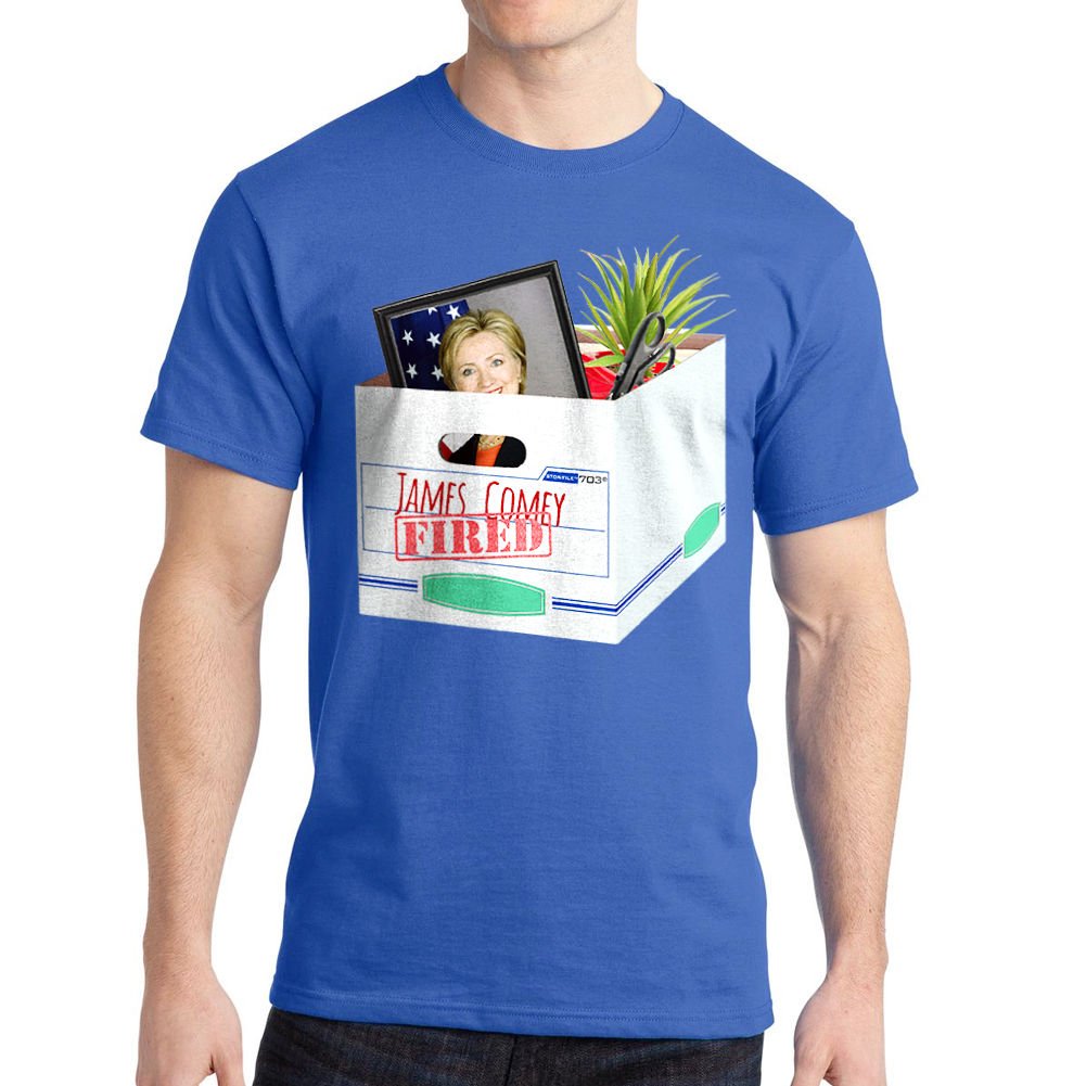 Comey Fire Box Men's Royal Blue T-shirt NEW Sizes S-2XL