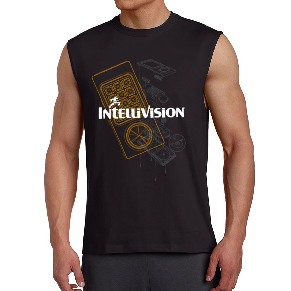 Intellivision Controller Men's Black Sleeveless NEW Sizes S-2XL