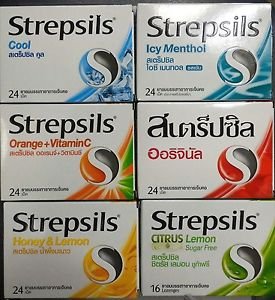 Strepsils antiseptic lozenges sooth irritated and sore throat child ...