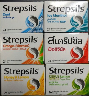 Strepsils antiseptic lozenges sooth irritated and sore throat child ...
