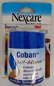 3M Nexcare coban self adhesive first aid wrap 3" x 5 yds protect ...