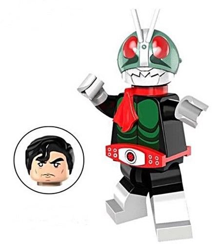 Masked Rider V1 No.1 Blocks Minifigure Collectible Toy Children Kamen Rider