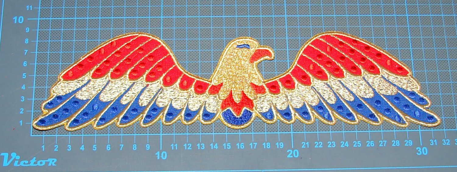 Elvis Presley jumpsuit cape american eagle costume embroidery patch